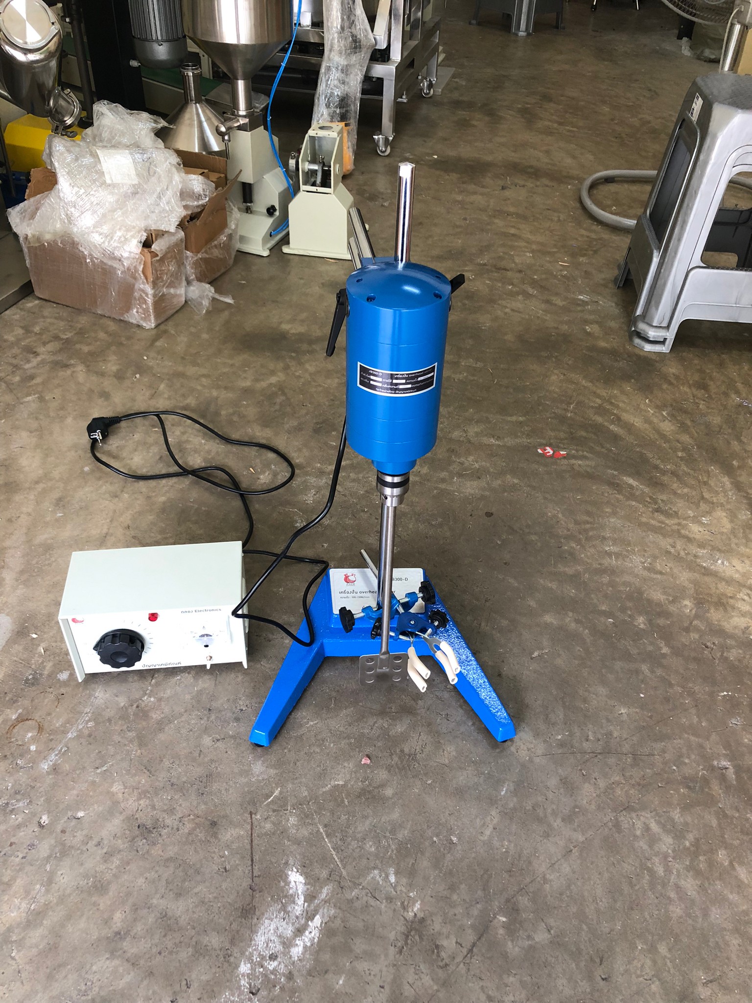 เครื่องปั่นครีมเครื่องสำอาง overhead stirrer 510/300วัตต์ | ปัญญาเคมี ...